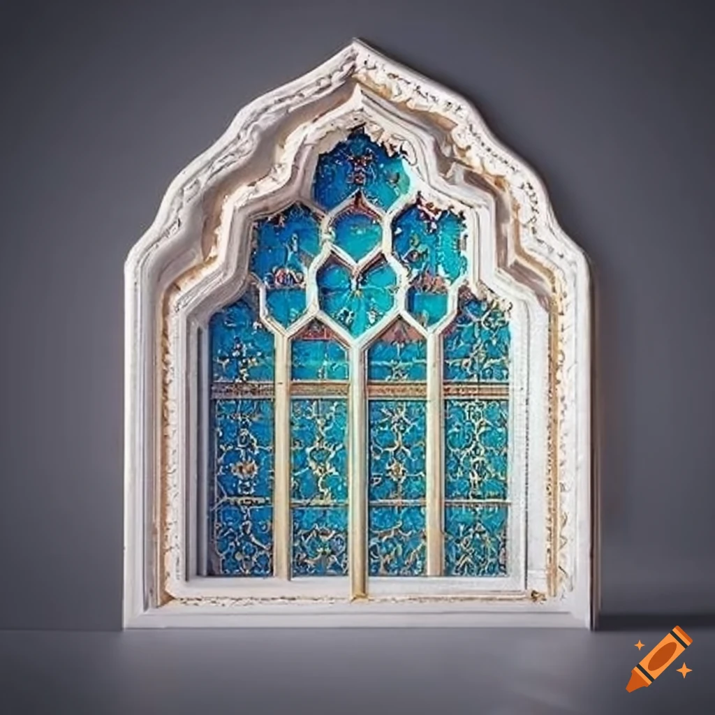 White window in islamic art style on Craiyon