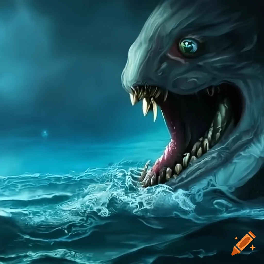 Sea Monster images created on Craiyon