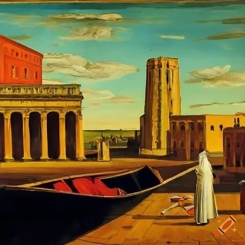 Interior of sheldonian theatre by giorgio de chirico on Craiyon
