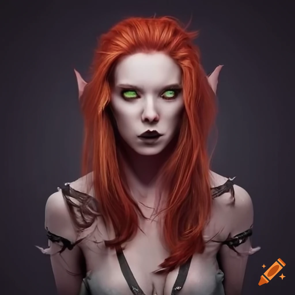 Image of a fantasy necromancer girl