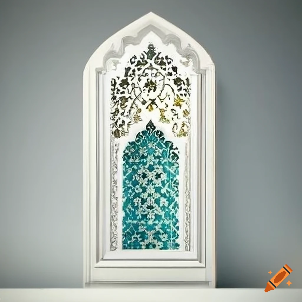 White window altar in islamic art on Craiyon