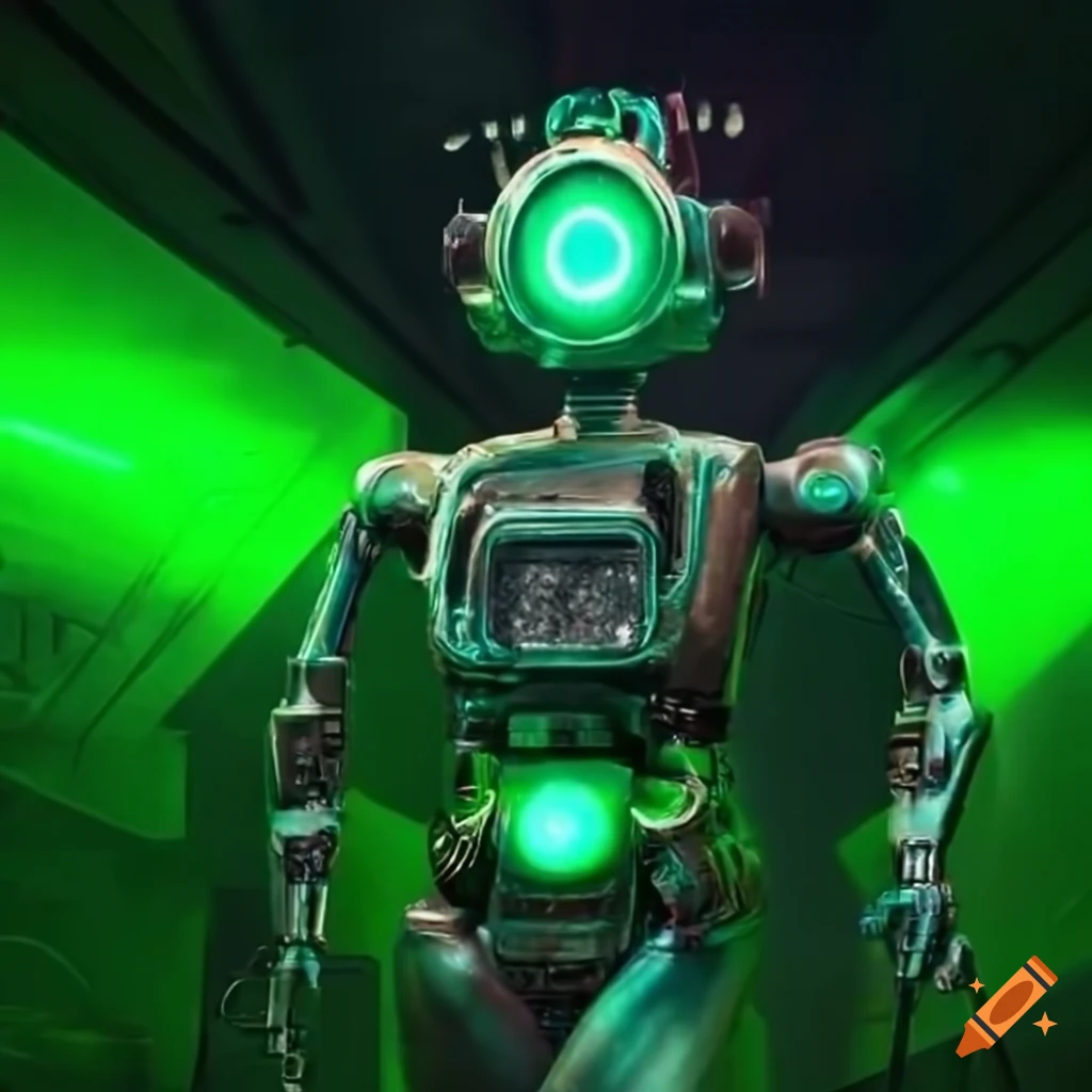 Short invincible robot on Craiyon