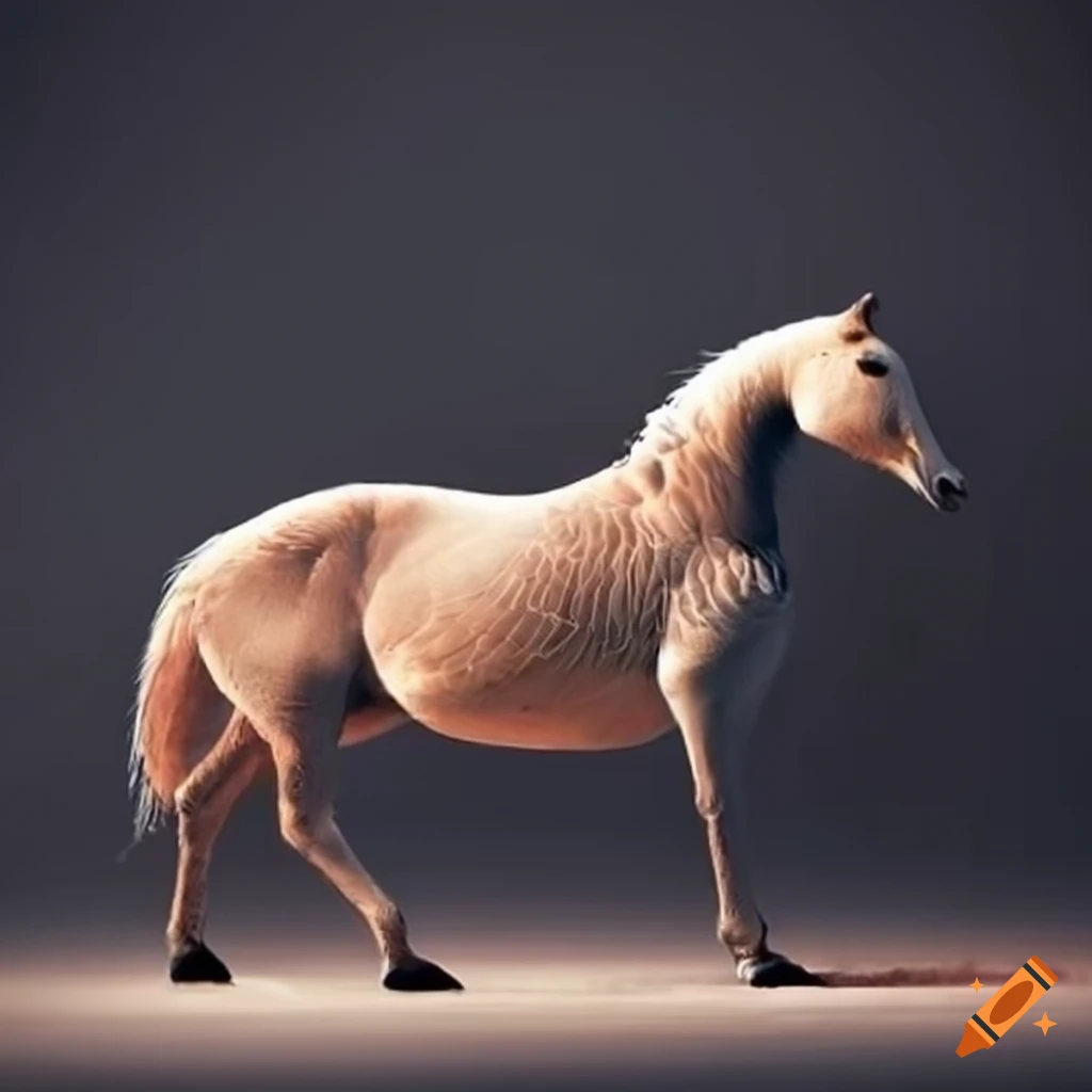 Artistic combination of a spider and a horse on Craiyon