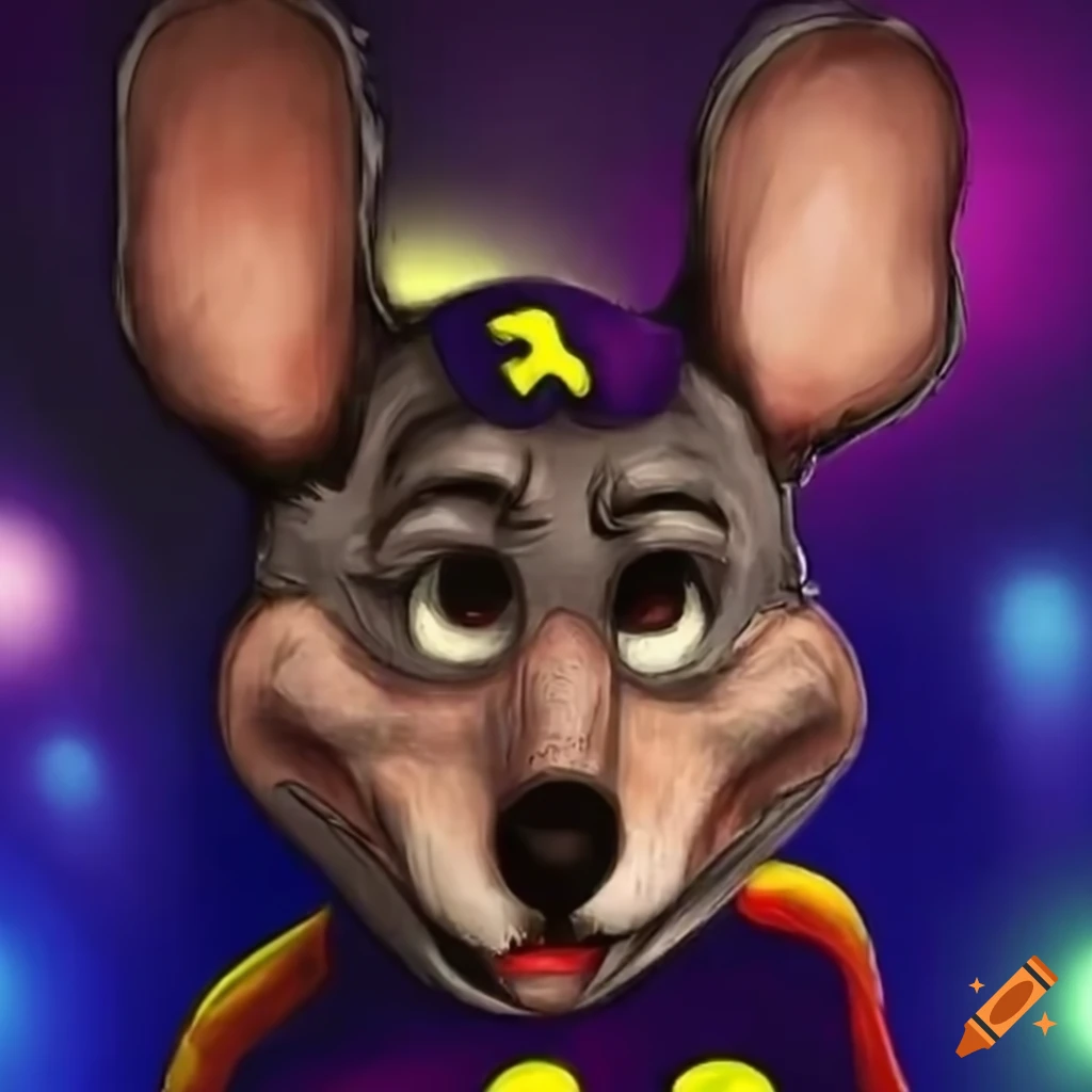 Chuck E Cheese Cursed Image Printable For Kids