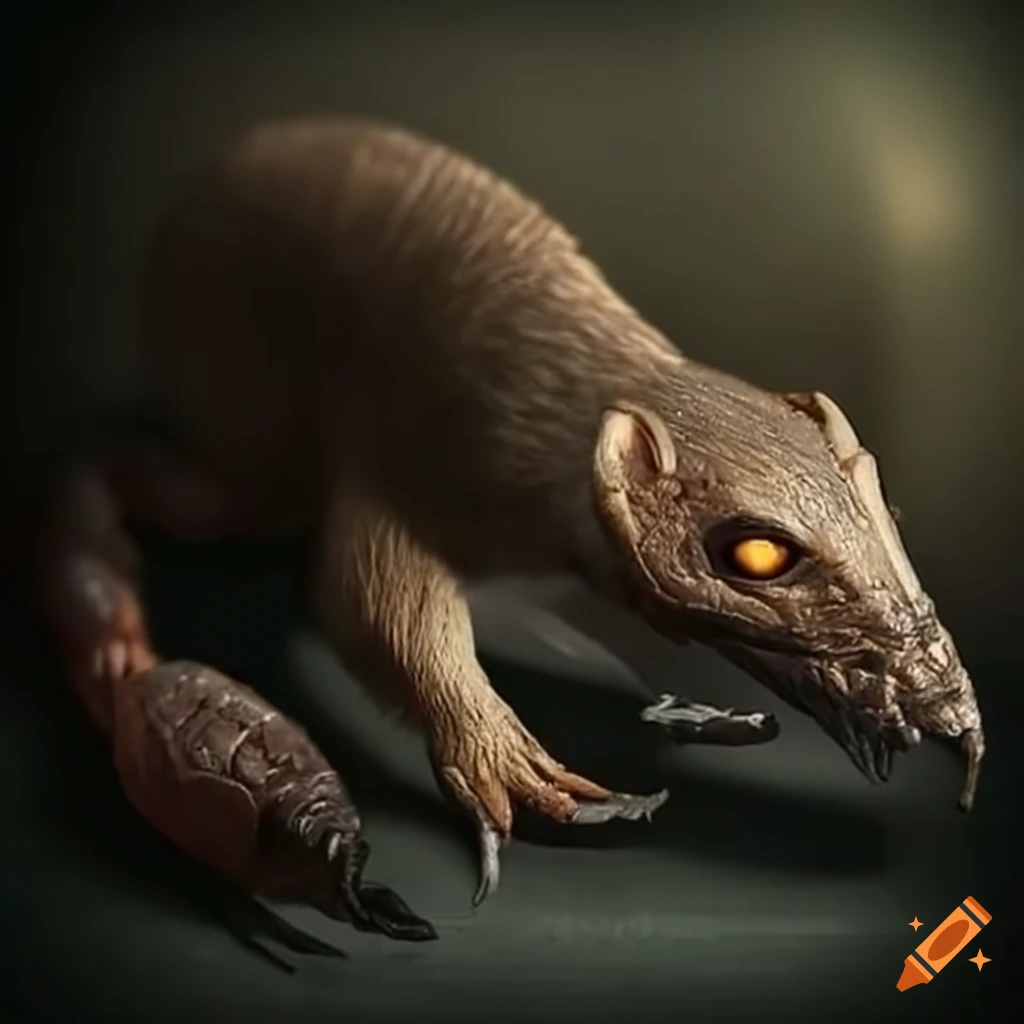 Possum depicted as a balrog creature on Craiyon