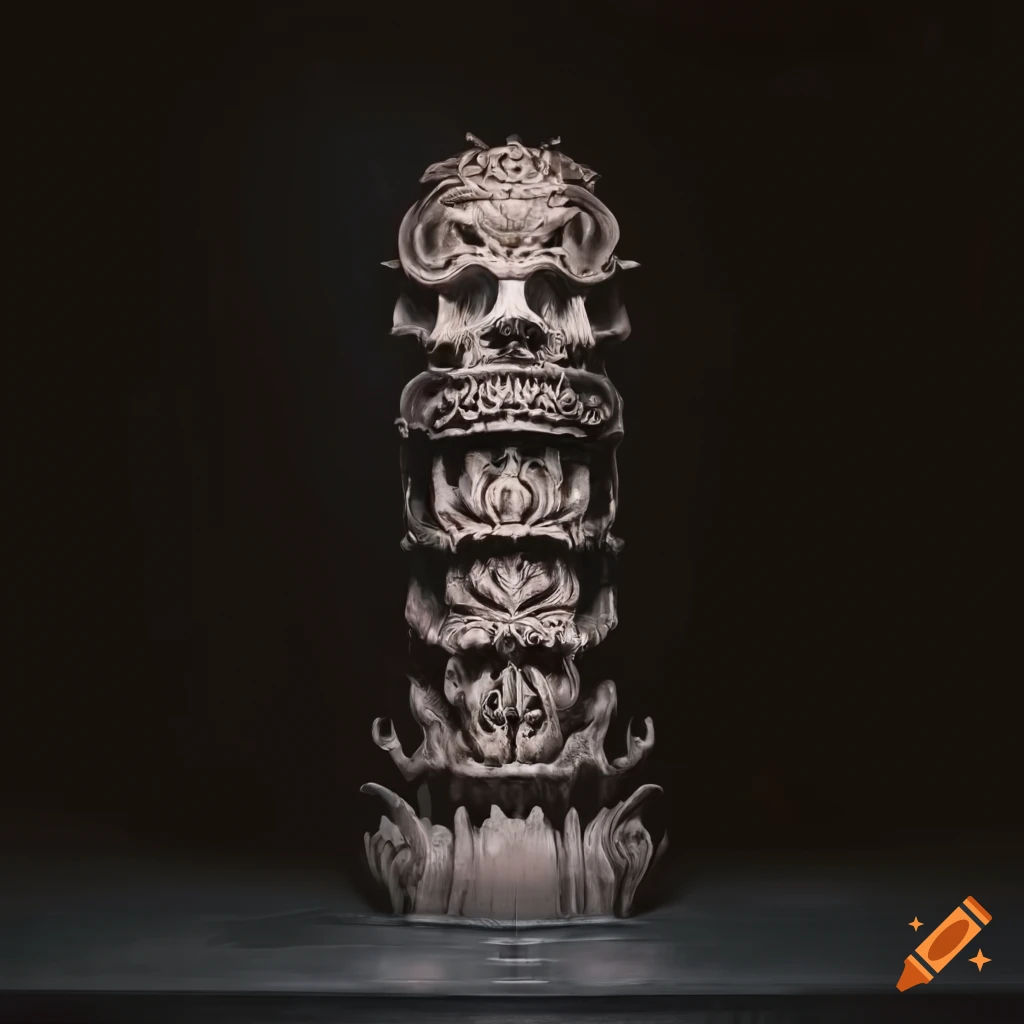 Sculpture in giger style
