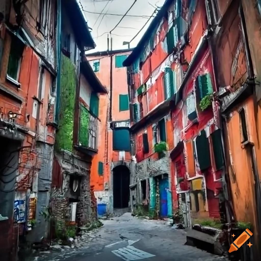Picture of slums in italy on Craiyon