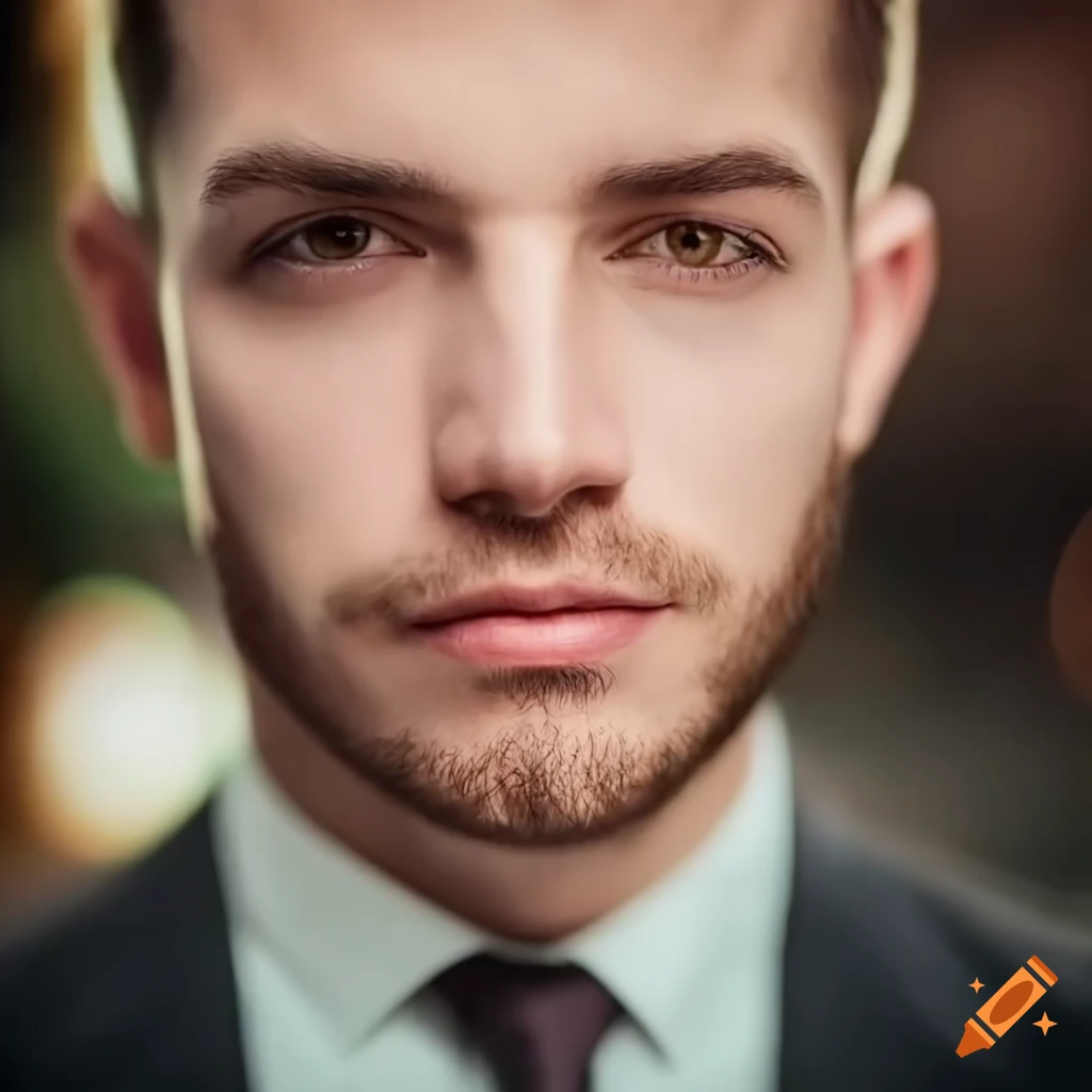 Portrait of a stylish male teacher on Craiyon