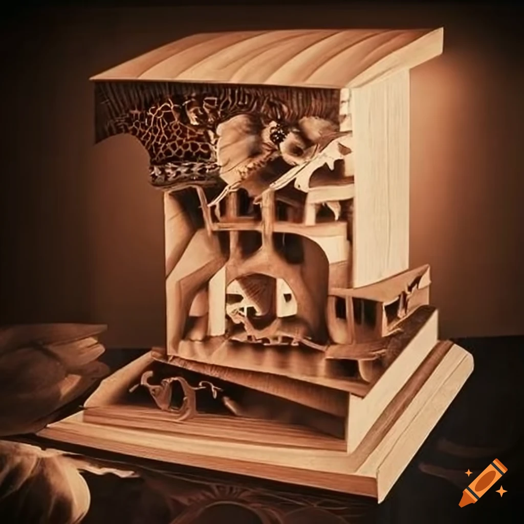 M C Escher's lobster design on Craiyon