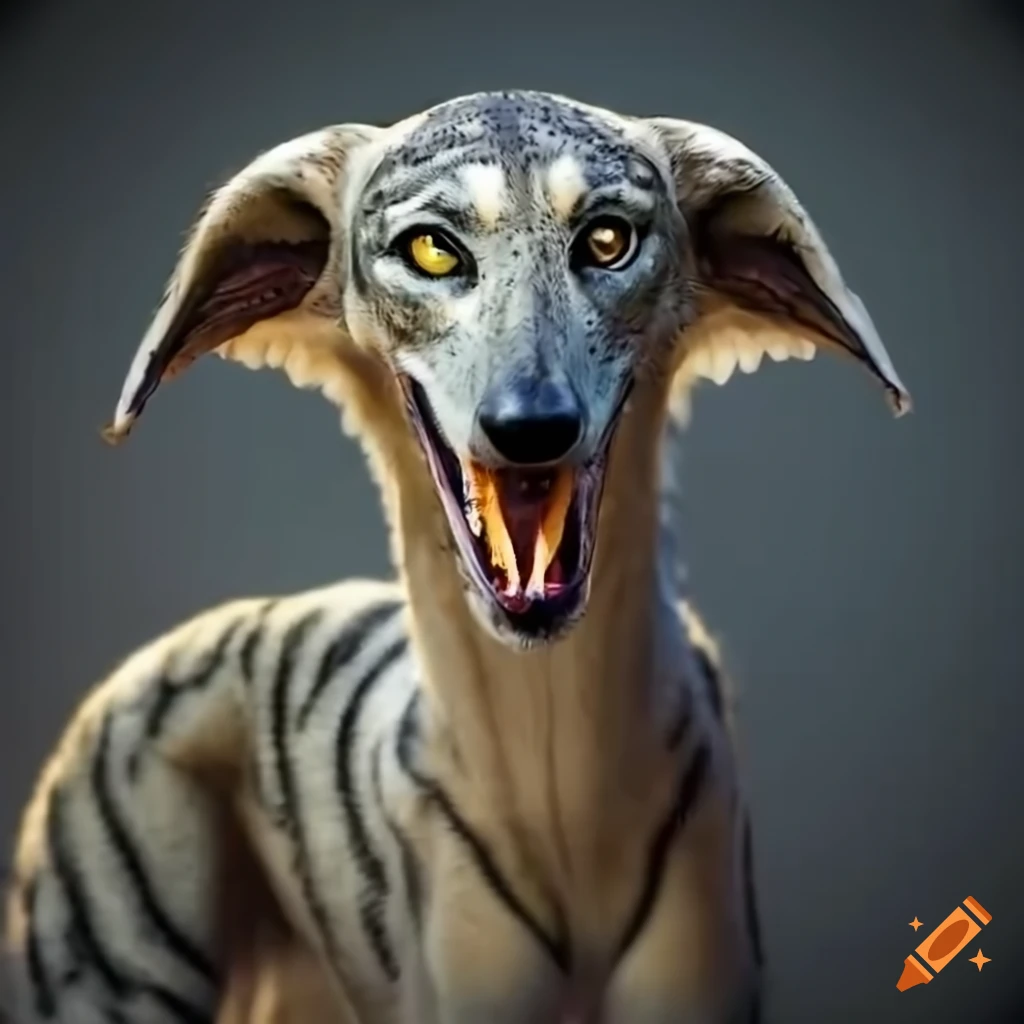 Digital art of a fierce mythical creature on Craiyon