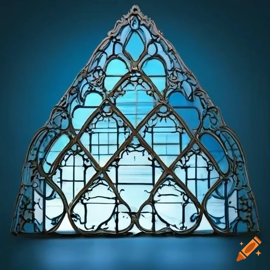 Ornamental rococo glass facade