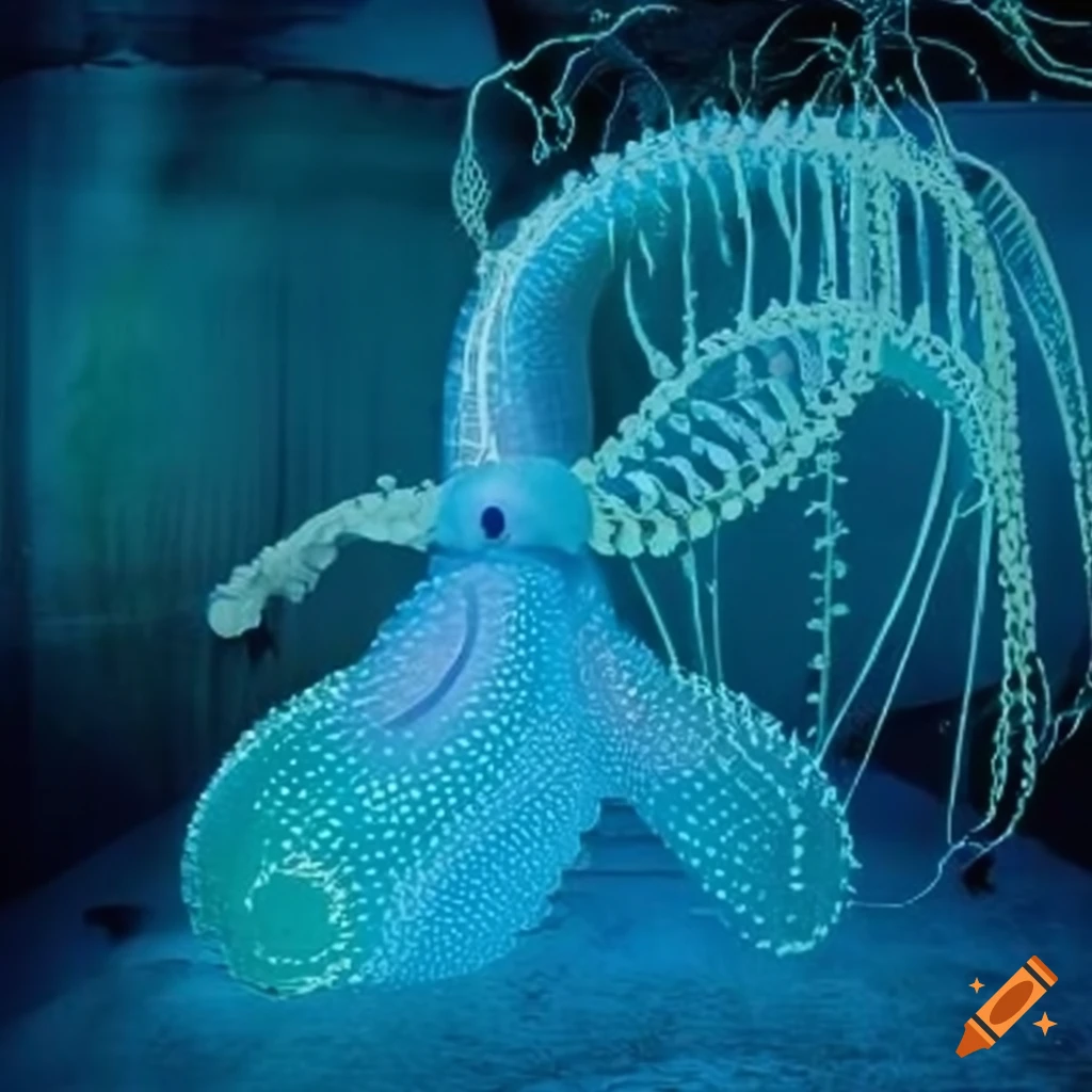 Chiho aoshima's siphonophore artwork on Craiyon