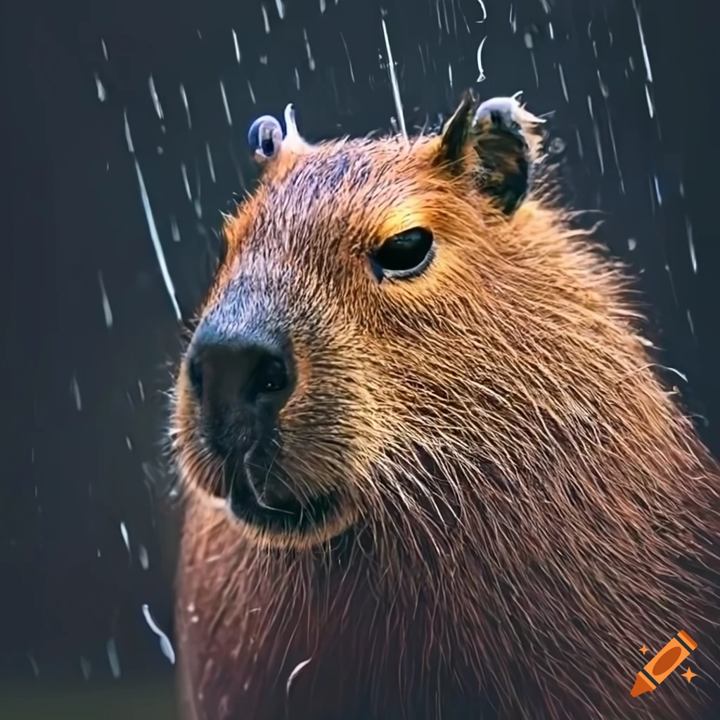 Bavarian capybara on Craiyon