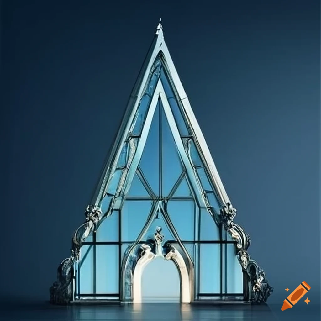 Gothic-style interpretation of the pyramid on Craiyon