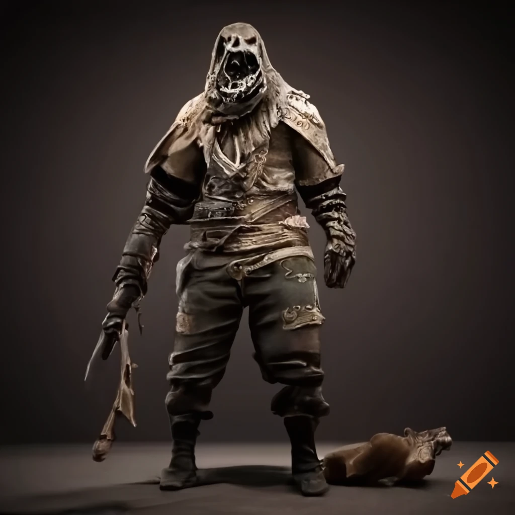 Artwork of a crafted undead creature