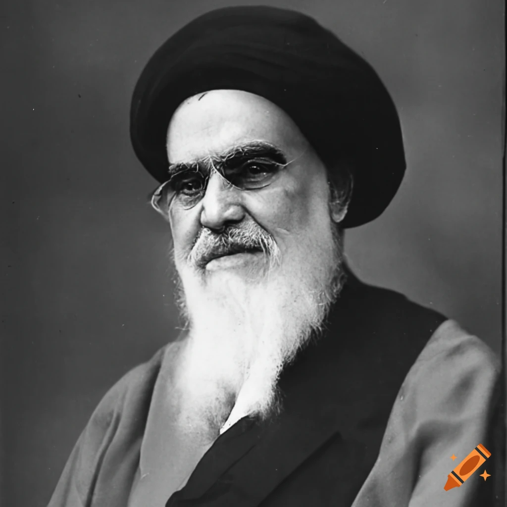 Portrait of ruhollah khomeini on Craiyon