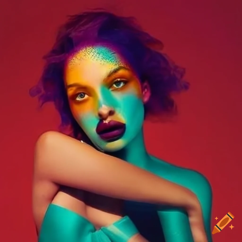 Abstract colorful background on Craiyon