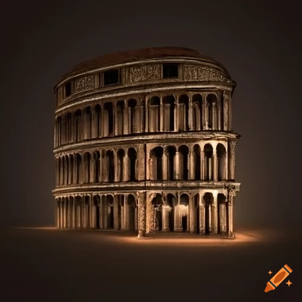 Geometric lines inspired by roman culture