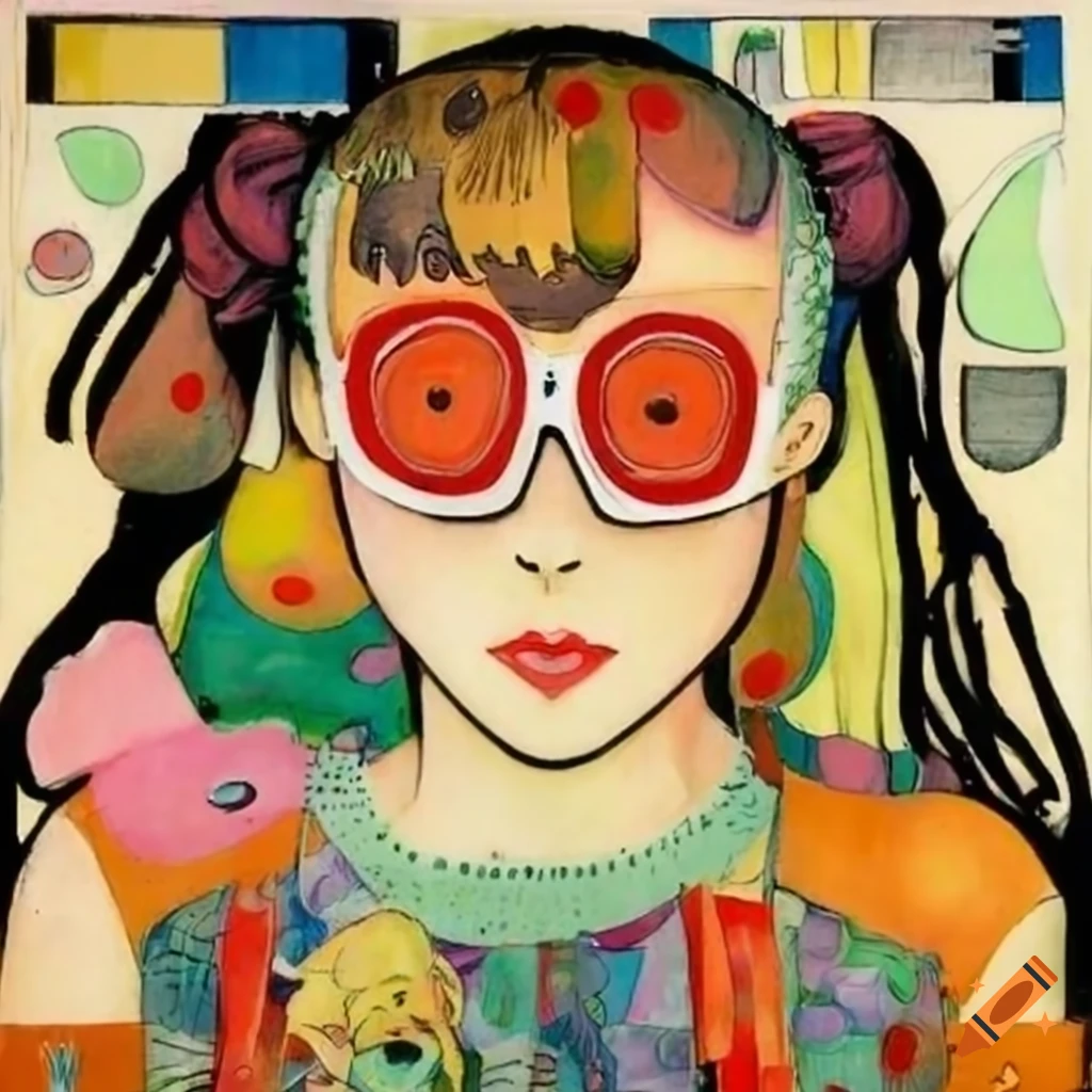 Illustration of tank girl artwork on Craiyon