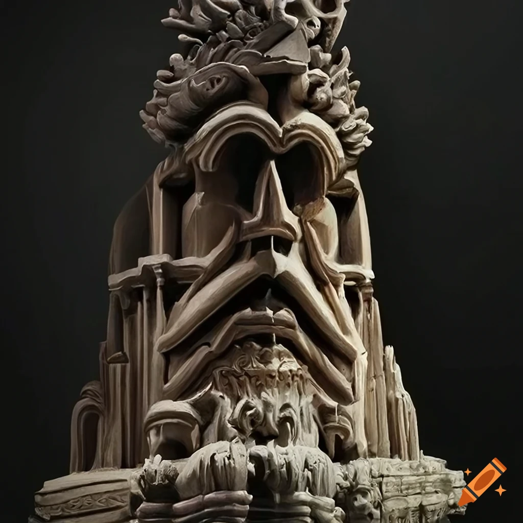 Stunning architectural sculpture with fine details