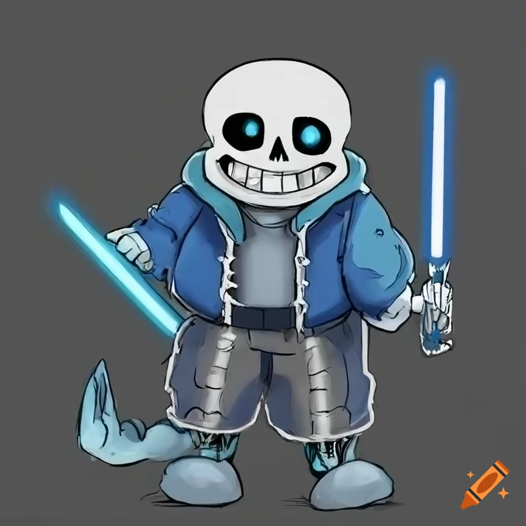 3d sans undertale inside a human brain on Craiyon