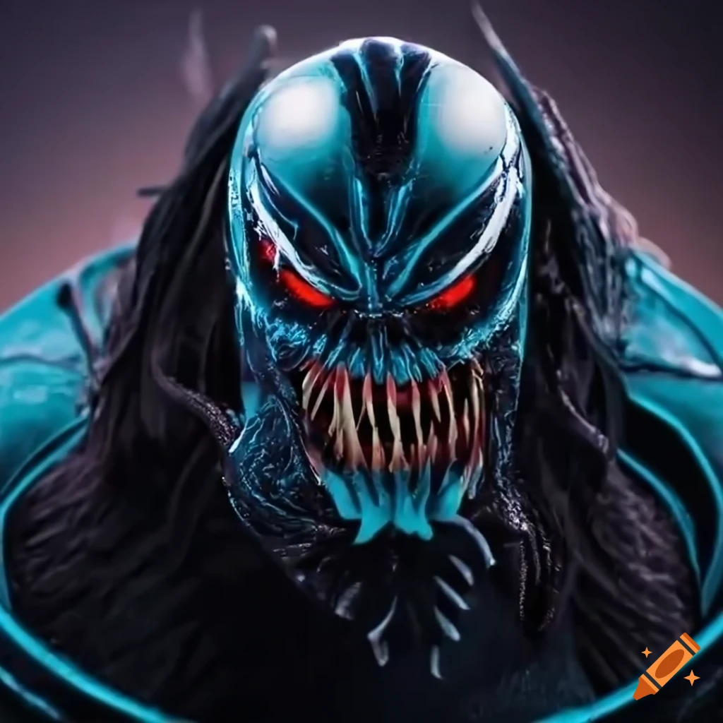 Venomized shredder in high detail