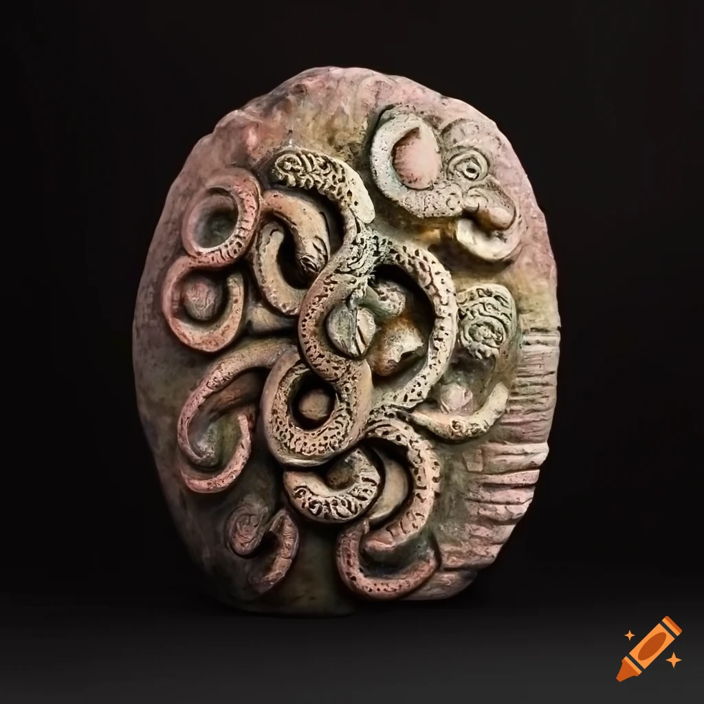 Abstract and vibrant digital artwork on Craiyon