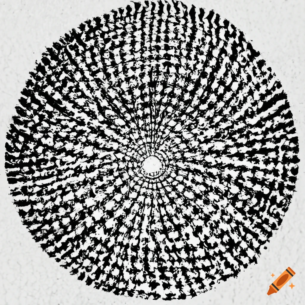 Abstract illustration of static noise on Craiyon