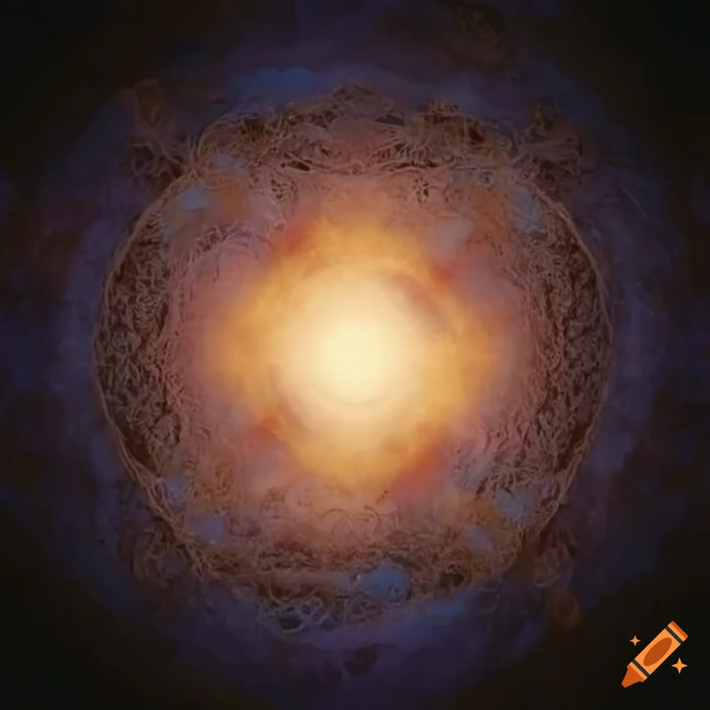 Sun and moon dancing in the sky during the golden age of medieval ...