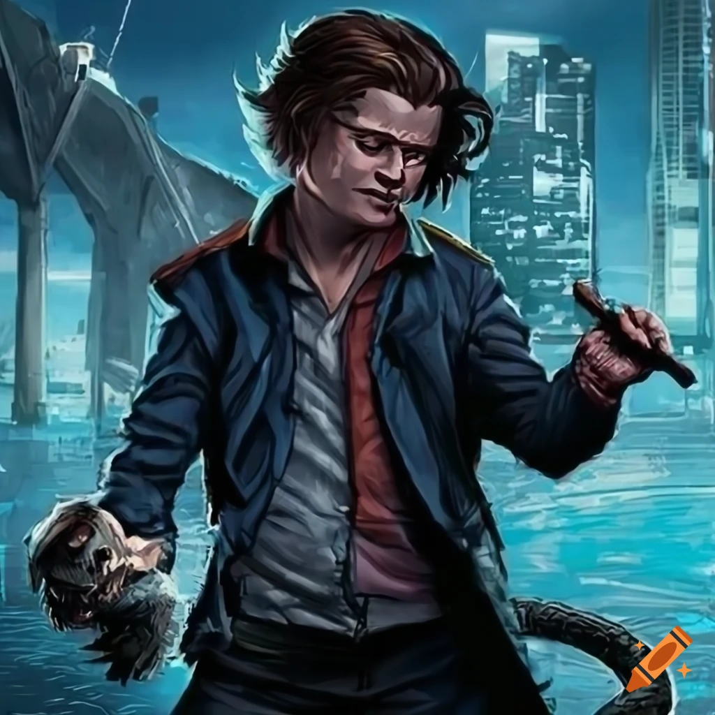 Steve harrington as a dragon hybrid on Craiyon