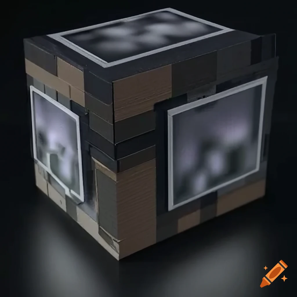 Blocky versions of characters and objects