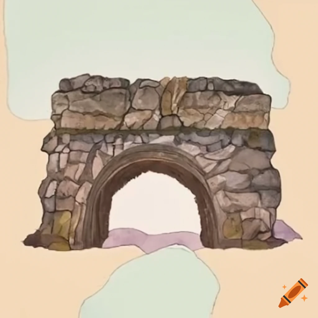 Granite arch architecture on Craiyon