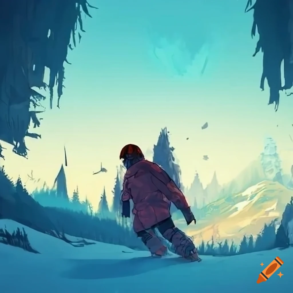 Illusory snowboarding video game cover