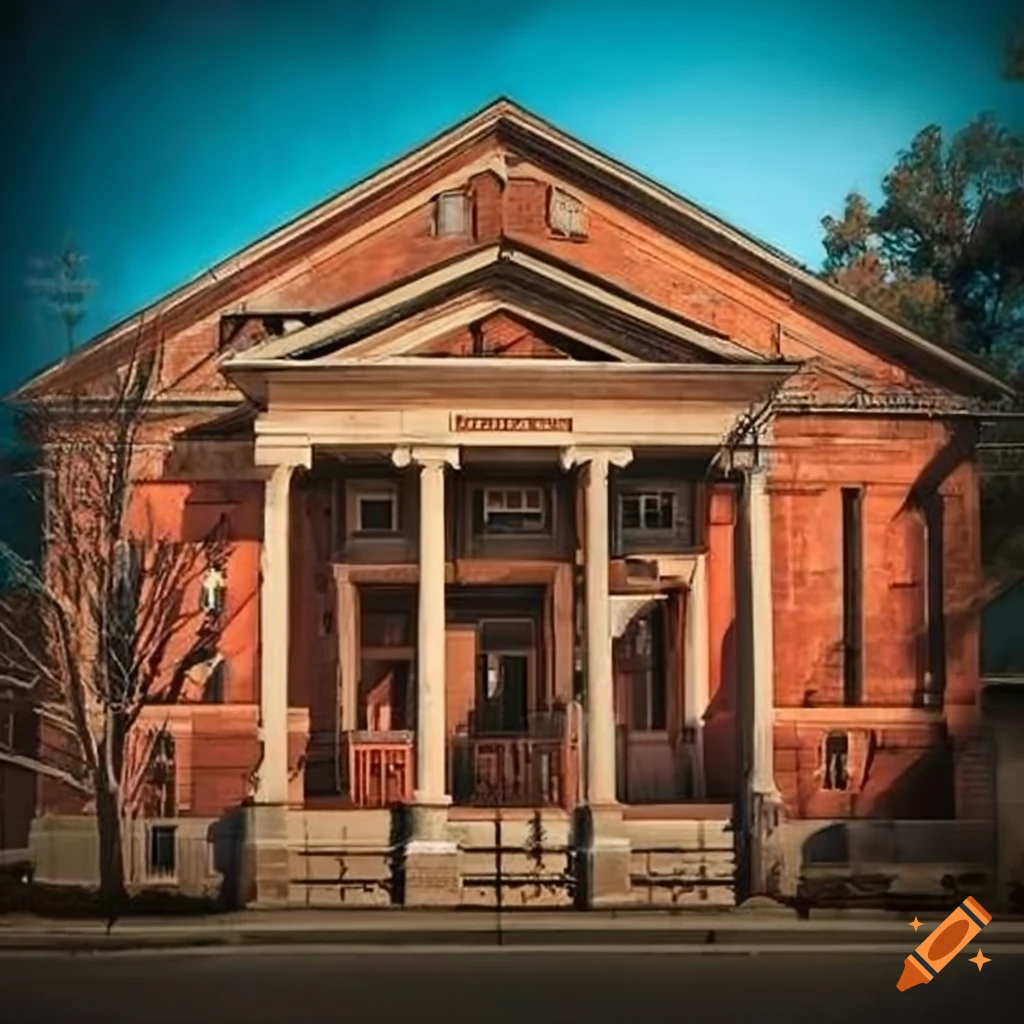 Ohio town court house, historic on Craiyon