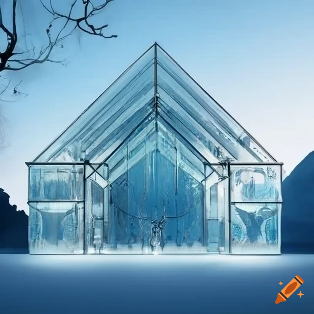 Rococo glass gable architecture