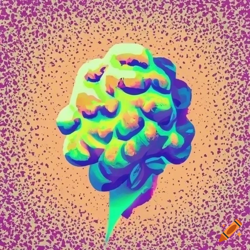 Colorful beanie with graffiti style on Craiyon