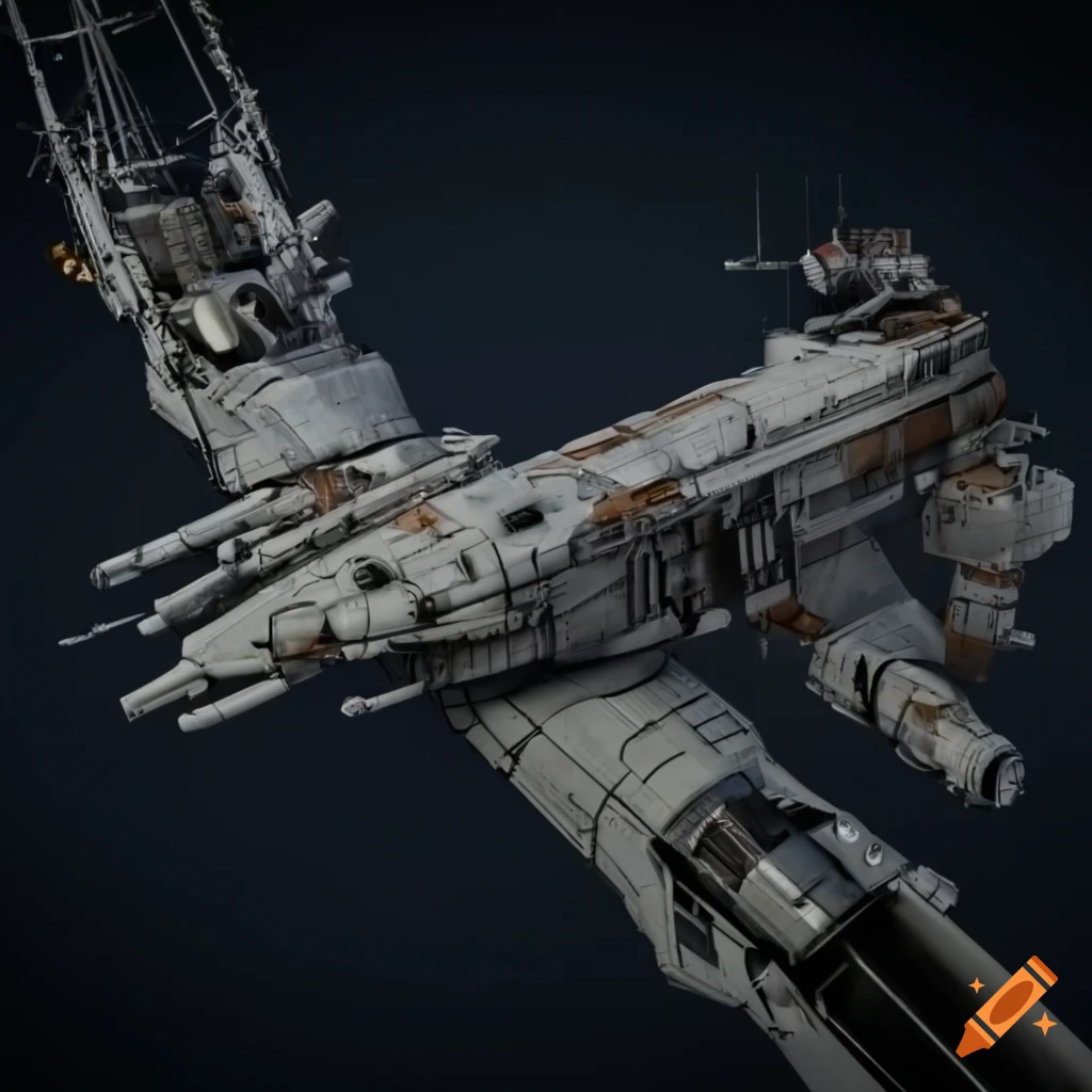 Concept art of thunderhead-class superfortress ship
