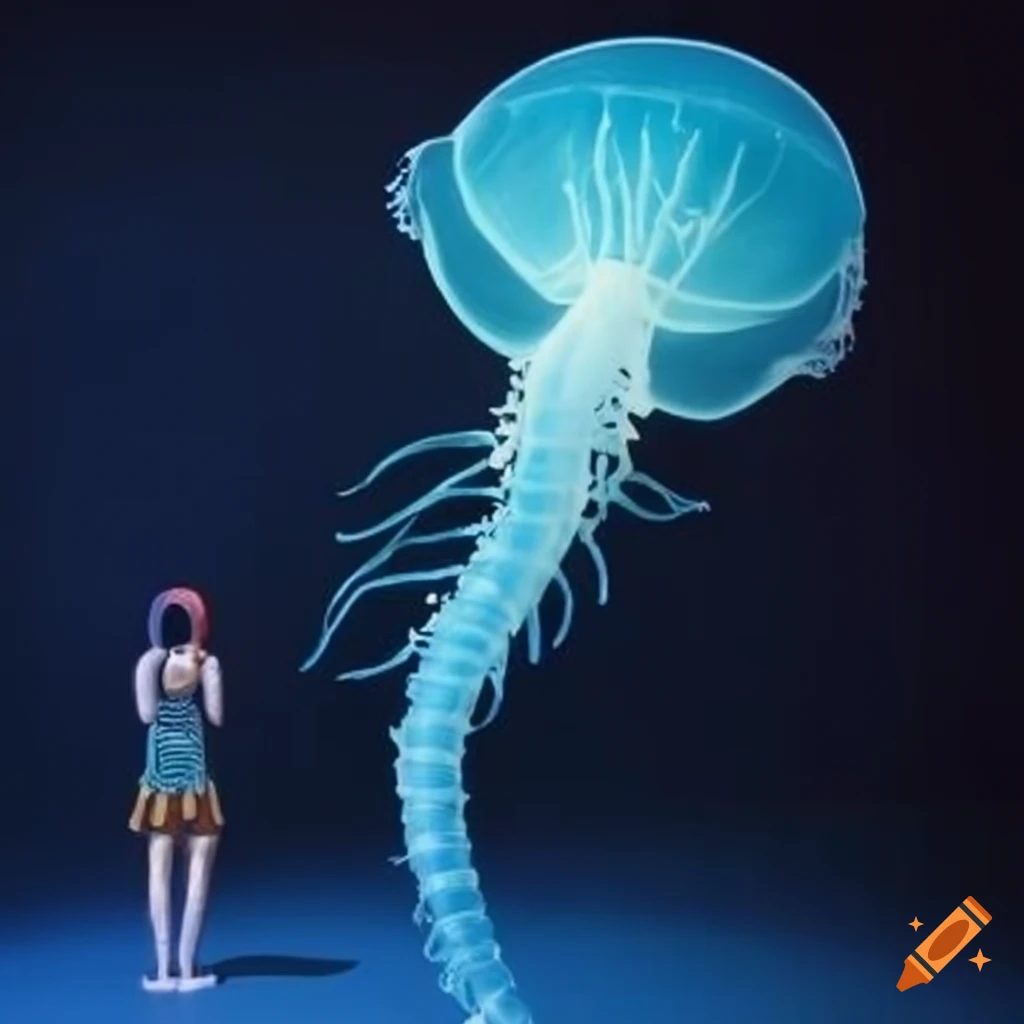 Chiho aoshima's siphonophore artwork on Craiyon