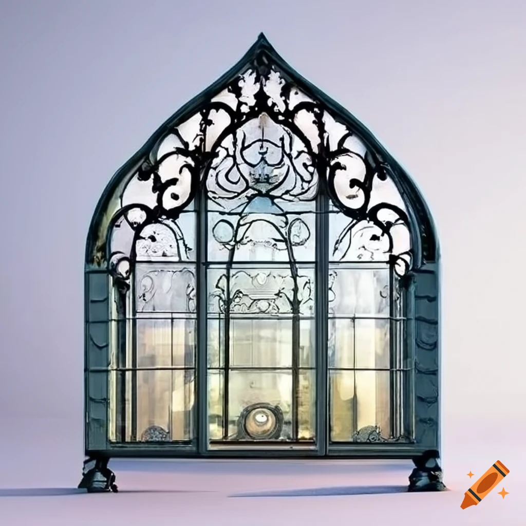 Ornamental rococo glass facade