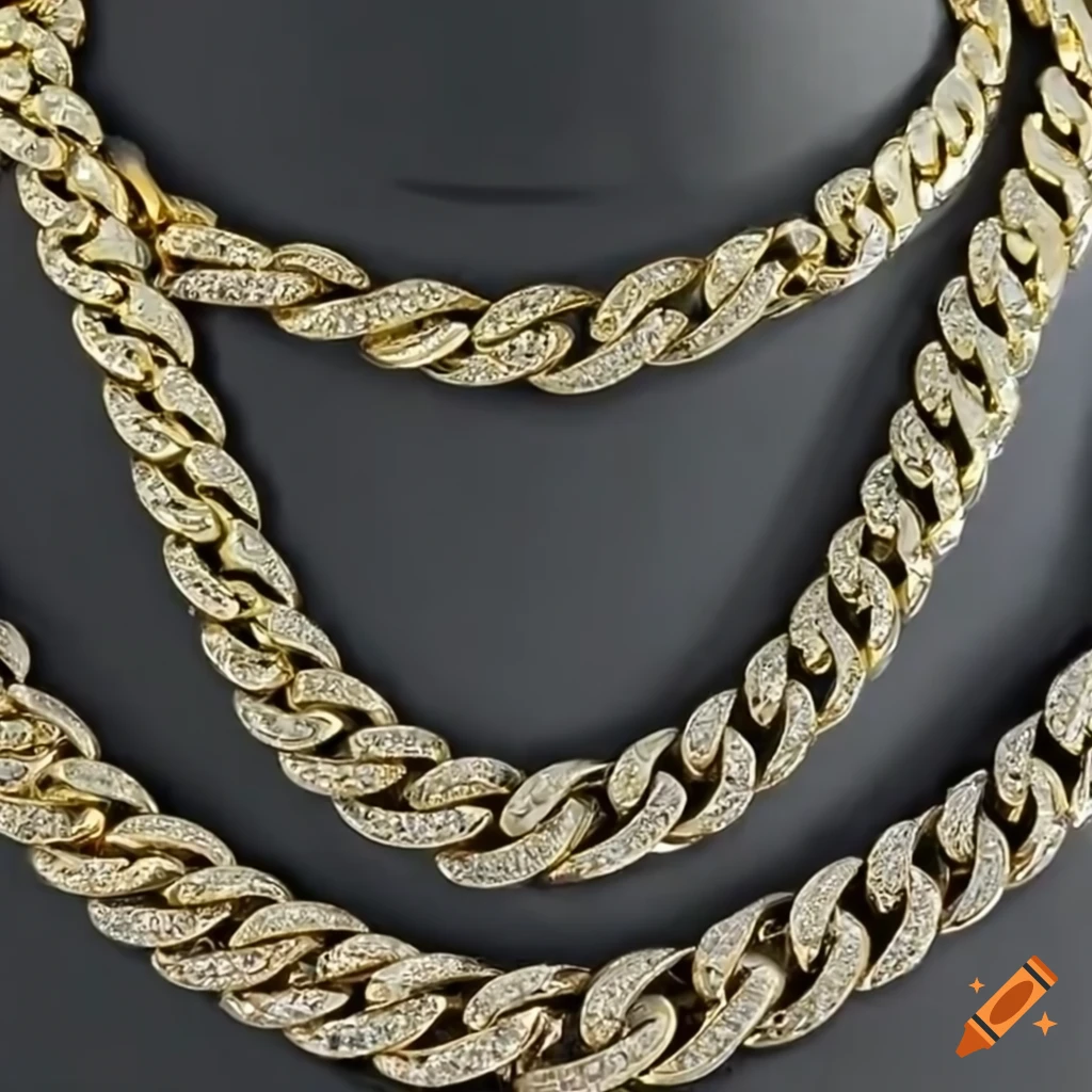 Silver cuban link chain necklace, 6mm wide on Craiyon