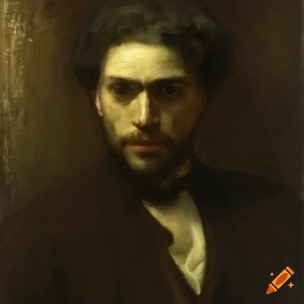 Frank duveneck's dark and haunting paintings