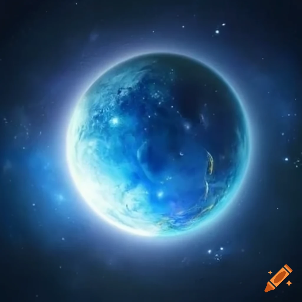 Blue planet seen from space