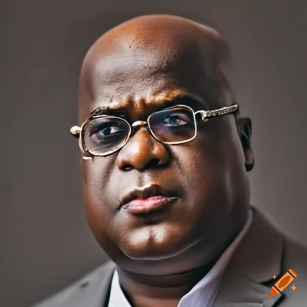 Portrait of Félix Tshisekedi, Congolese politician on Craiyon