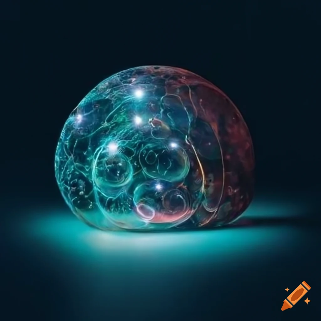 Sculpture of a magical dome-shaped bubble on Craiyon