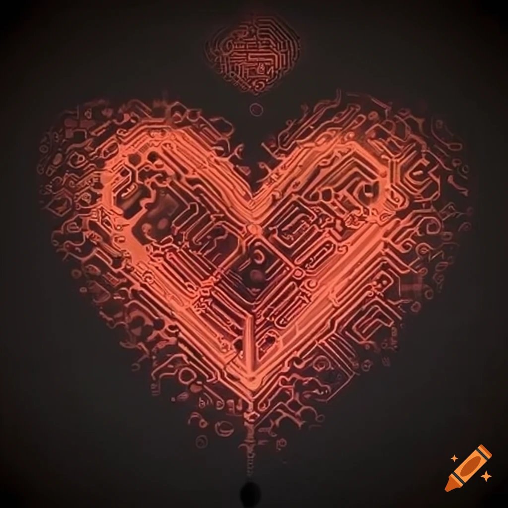 Image of a circuit heart symbol