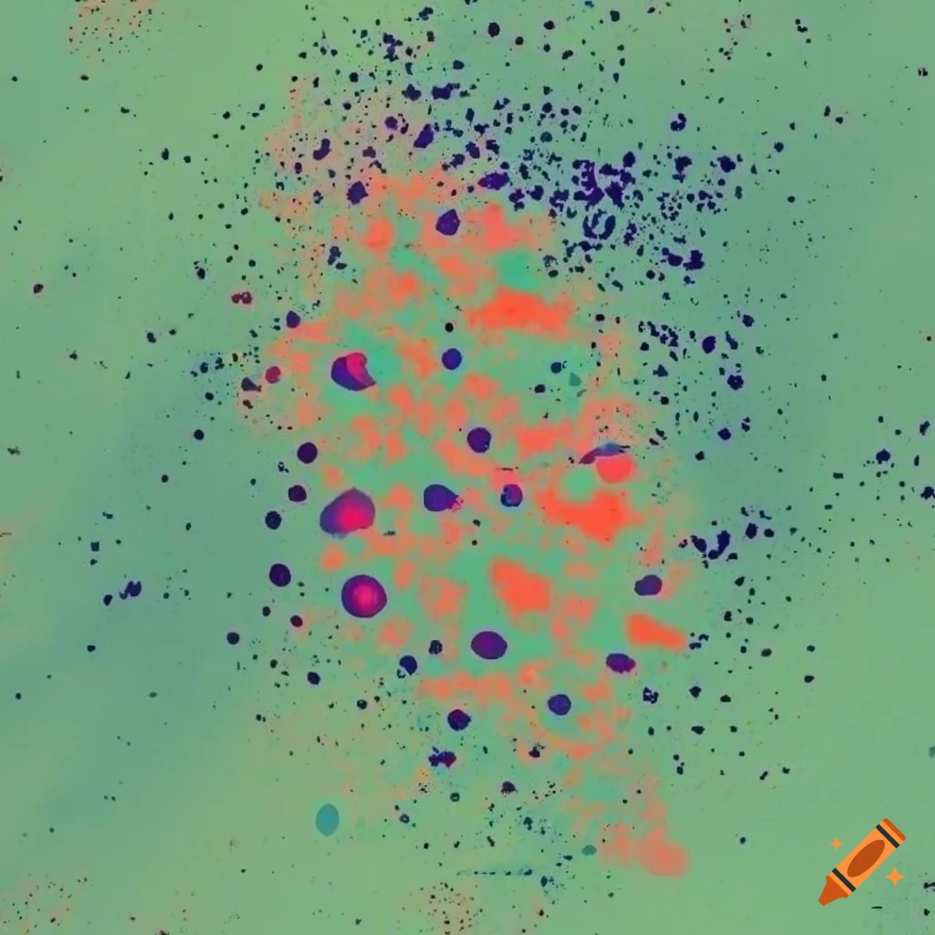 Colorful illustration of a thunder god on Craiyon