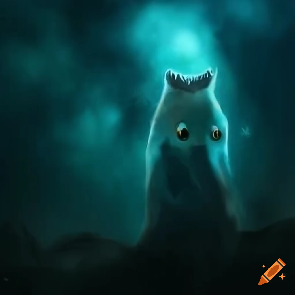 2d illustration of a dream creature