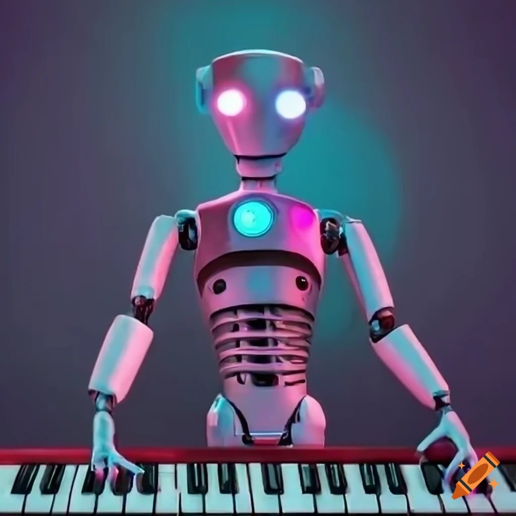 Futuristic robot elephant using a typewriter on Craiyon