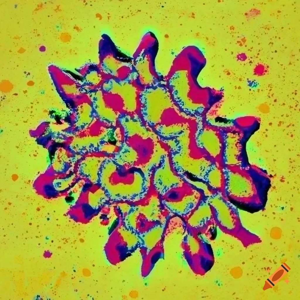 Red symbol on a gray background on Craiyon