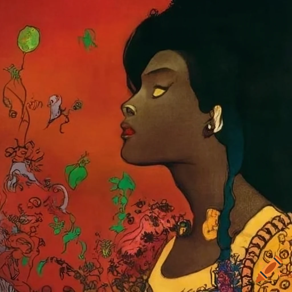 Illustration of a diverse group of women in a unique art style on Craiyon